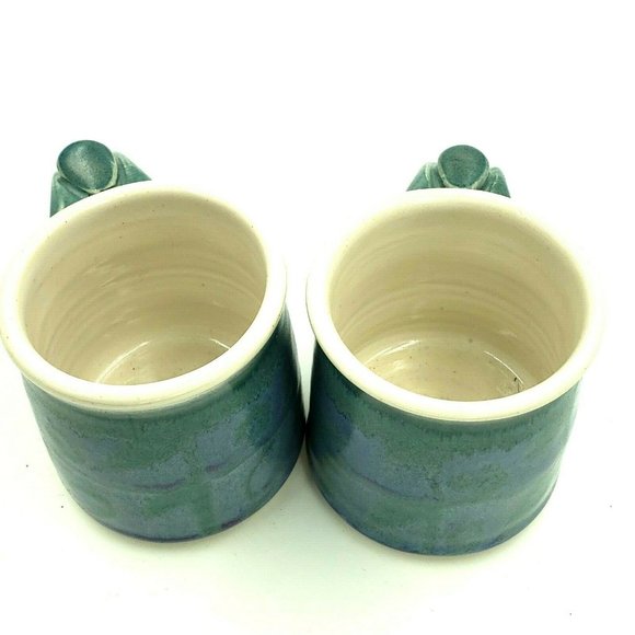 Artisan Made | Kitchen | Hand Thrown Pottery Mugs Artist Signed Set Of ...